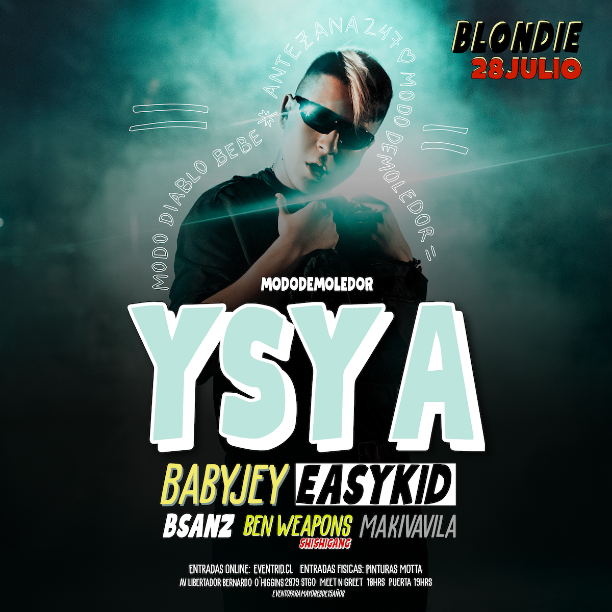 YSY A confirma show en Chile